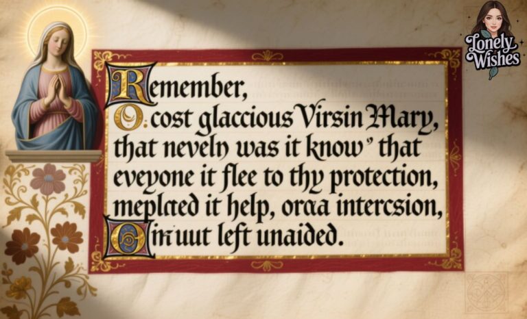 The Memorare Prayer: Meaning, History, and Powerful Catholic Prayers